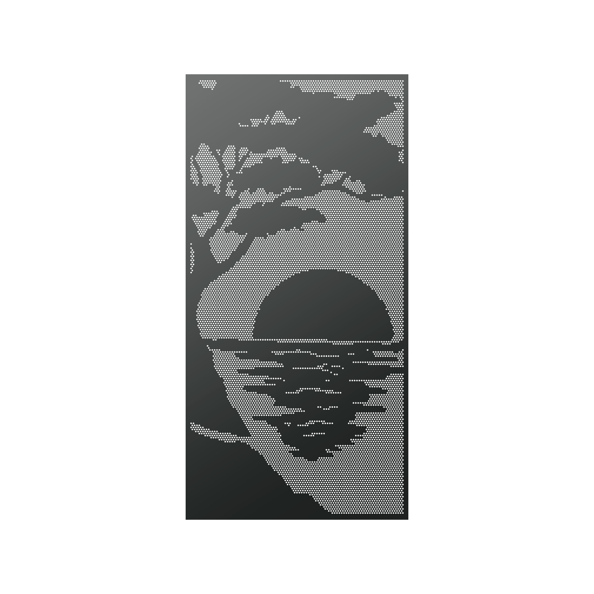 Walpix 1775 x 875 x 2.0mm Perforated Aluminium Decorative Screen Folded ...