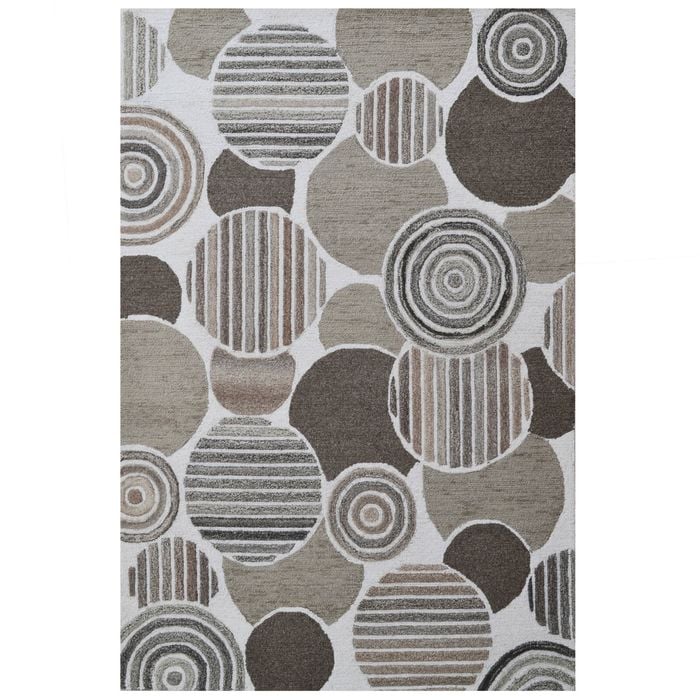 Designer Handmade Wool Rug - Texture 6421-Natural-190x280cm - Bunnings ...