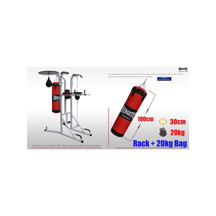 8 in 1 Multi Function Boxing Rack - 20kg Punching Bag - Bunnings Australia