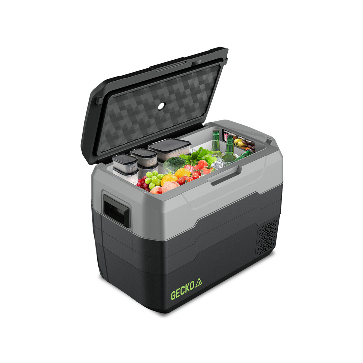 GECKO 40L Portable Fridge Freezer 12V/24V/240V for Camping, Car ...