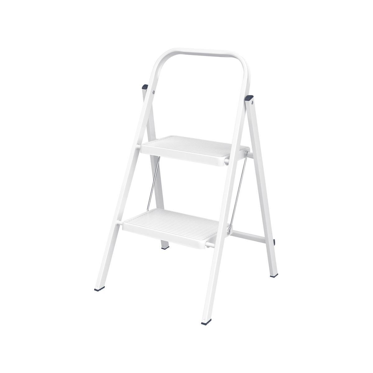 Syneco 100kg 2 Step Domestic Steel Folding Ladder - Bunnings Australia