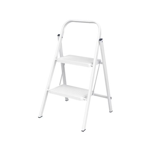 Syneco 100kg 2 Step Domestic Steel Folding Ladder - Bunnings Australia