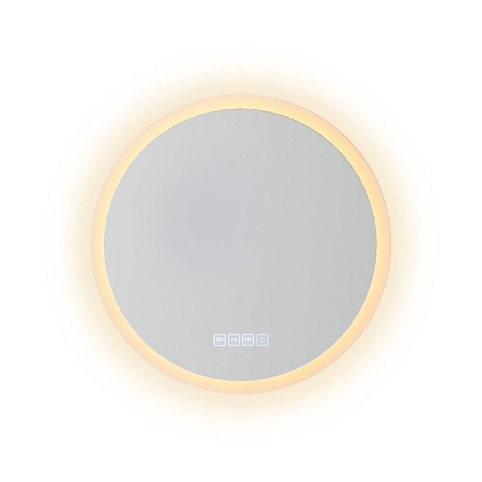 Embellir 60cm Bluetooth LED Wall Mirror - Bunnings Australia