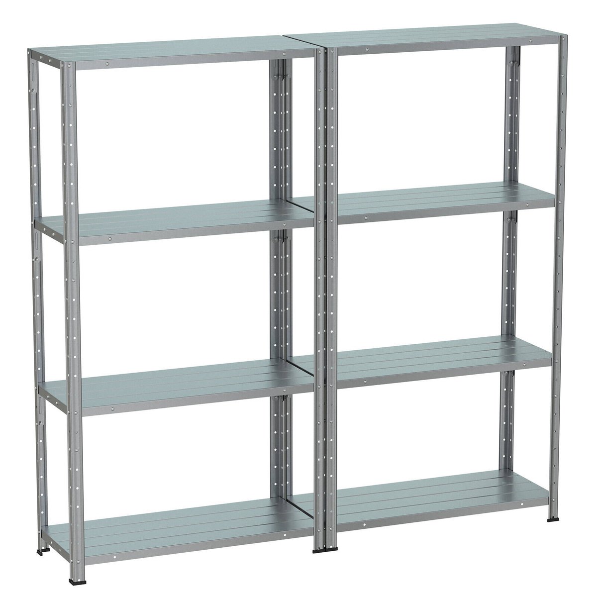 Craftright Galvanised Metal 4 Tier Shelving Unit - 2 Pack - Bunnings ...