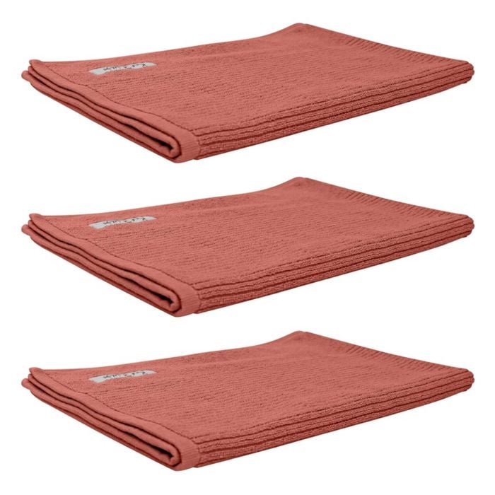 3x Bas Phillips Cairo Ribbed Towel Collection Cotton Bath Mat 78x48cm ...