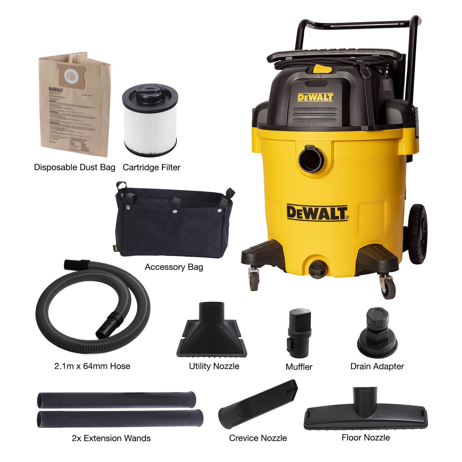 DeWALT 61L Wet And Dry Vacuum