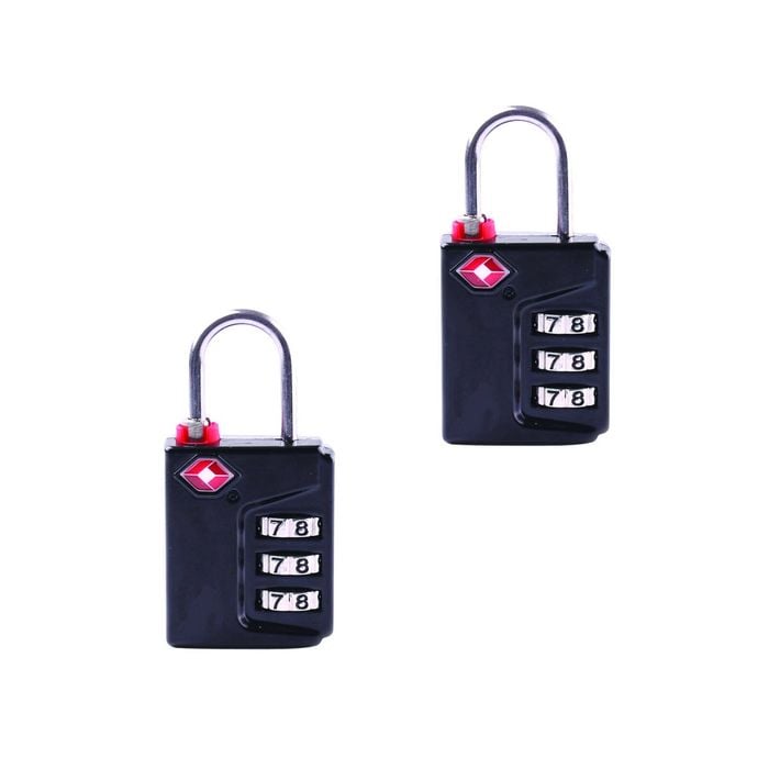 Lockwood 30mm 155 Series Combination TSA Padlock - 2 Pack - Bunnings ...