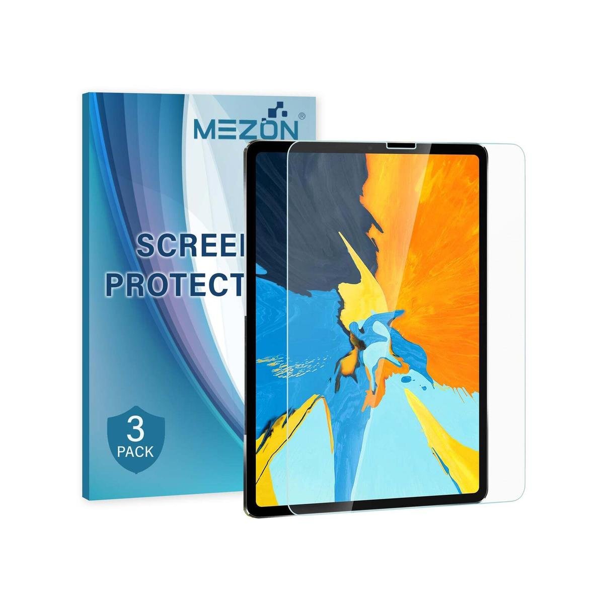 3 Pack MEZON Apple iPad Pro 11" 2018 Anti-Glare Matte Film Screen ...