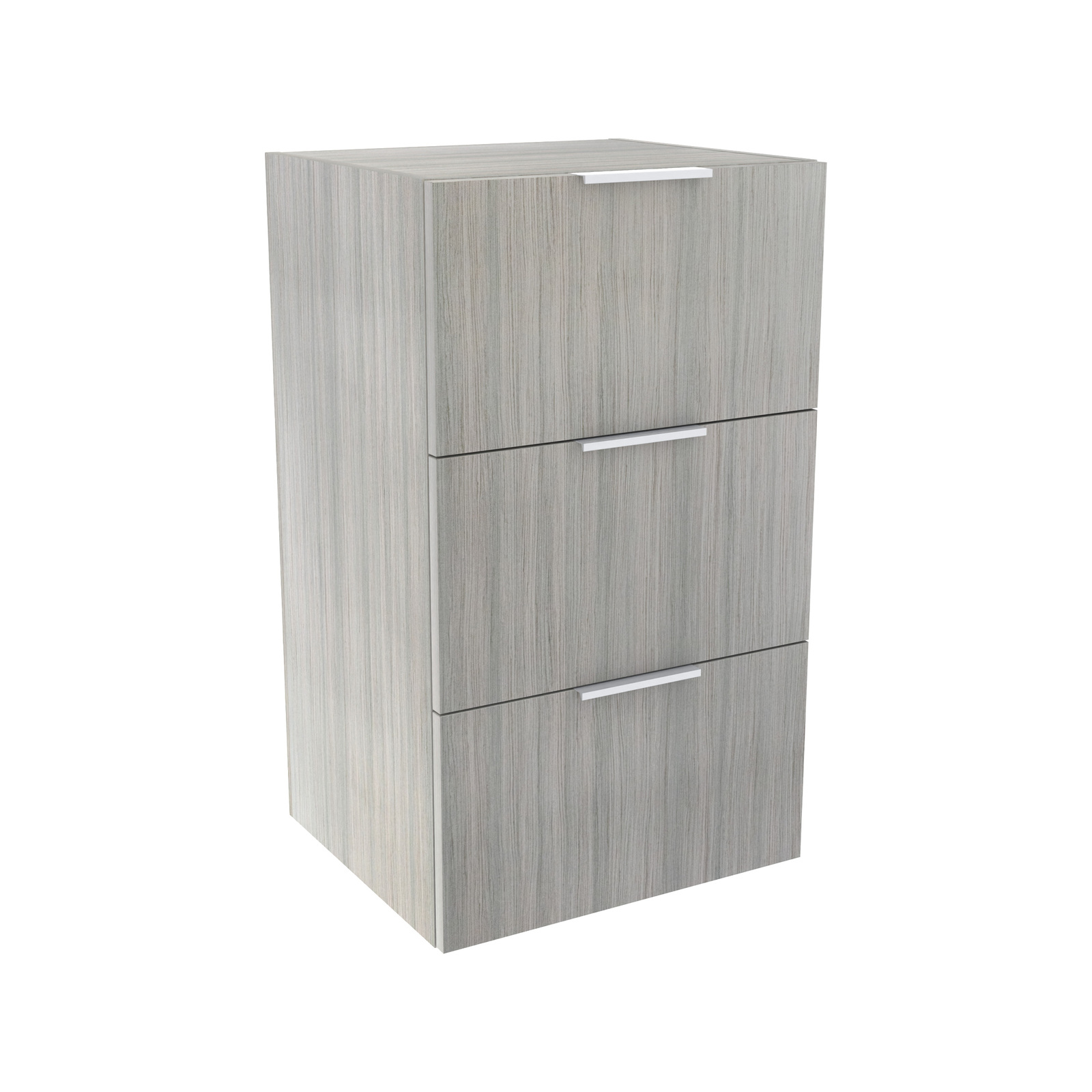 768 x 450 x 380mm Mist 3 Drawer Storage Cabinet - Lugna Online