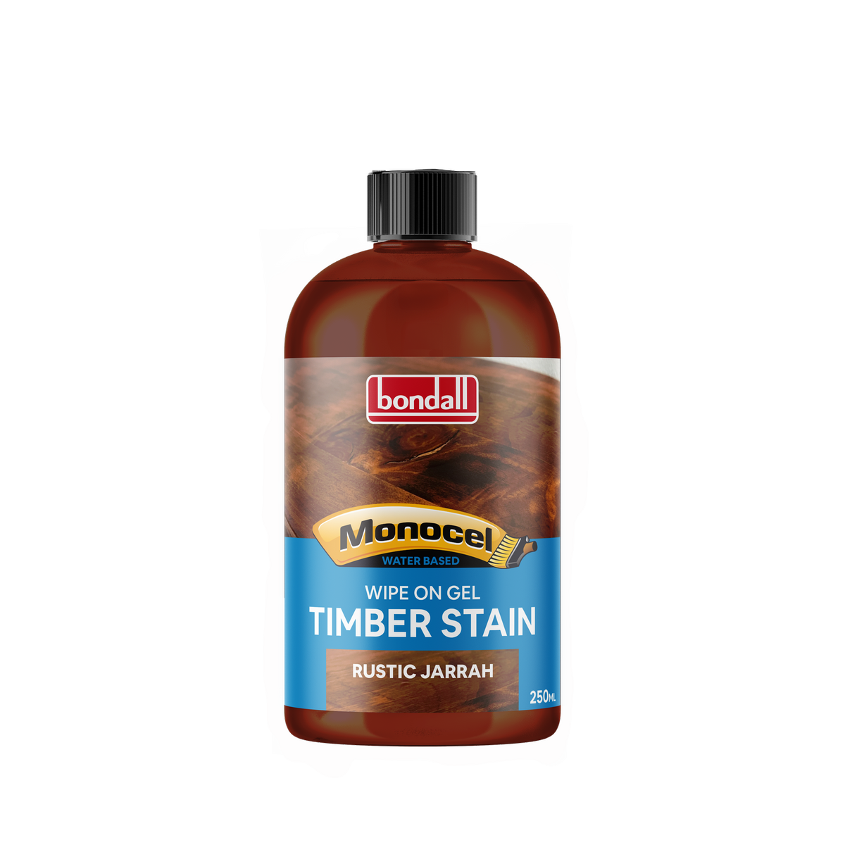 Bondall 250ml Rustic Jarrah Monocel Wipe On Gel Stain - Bunnings Australia