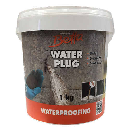 Gripset Betta 1kg Waterproofing Repair Compound Water Plug - Bunnings ...