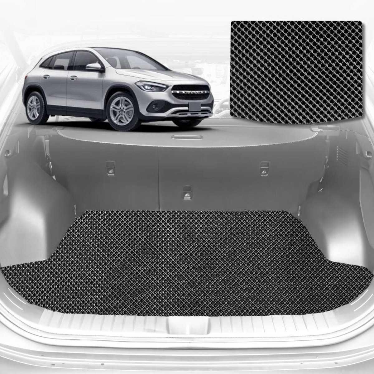 6D Diamond Car Boot Mat for Mercedes-Benz GLE-Class Coupe (W167/V167 ...