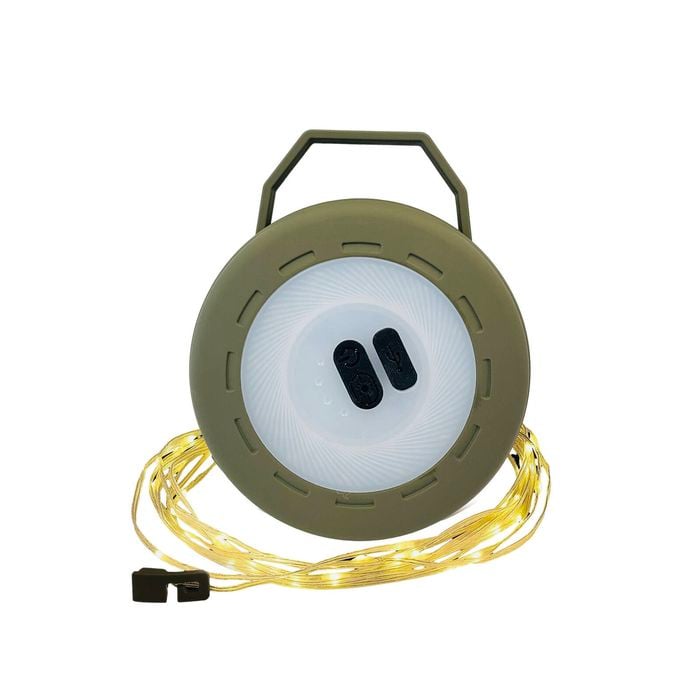 Click 10m Rechargeable LED Camping Retractable String Lighting ...