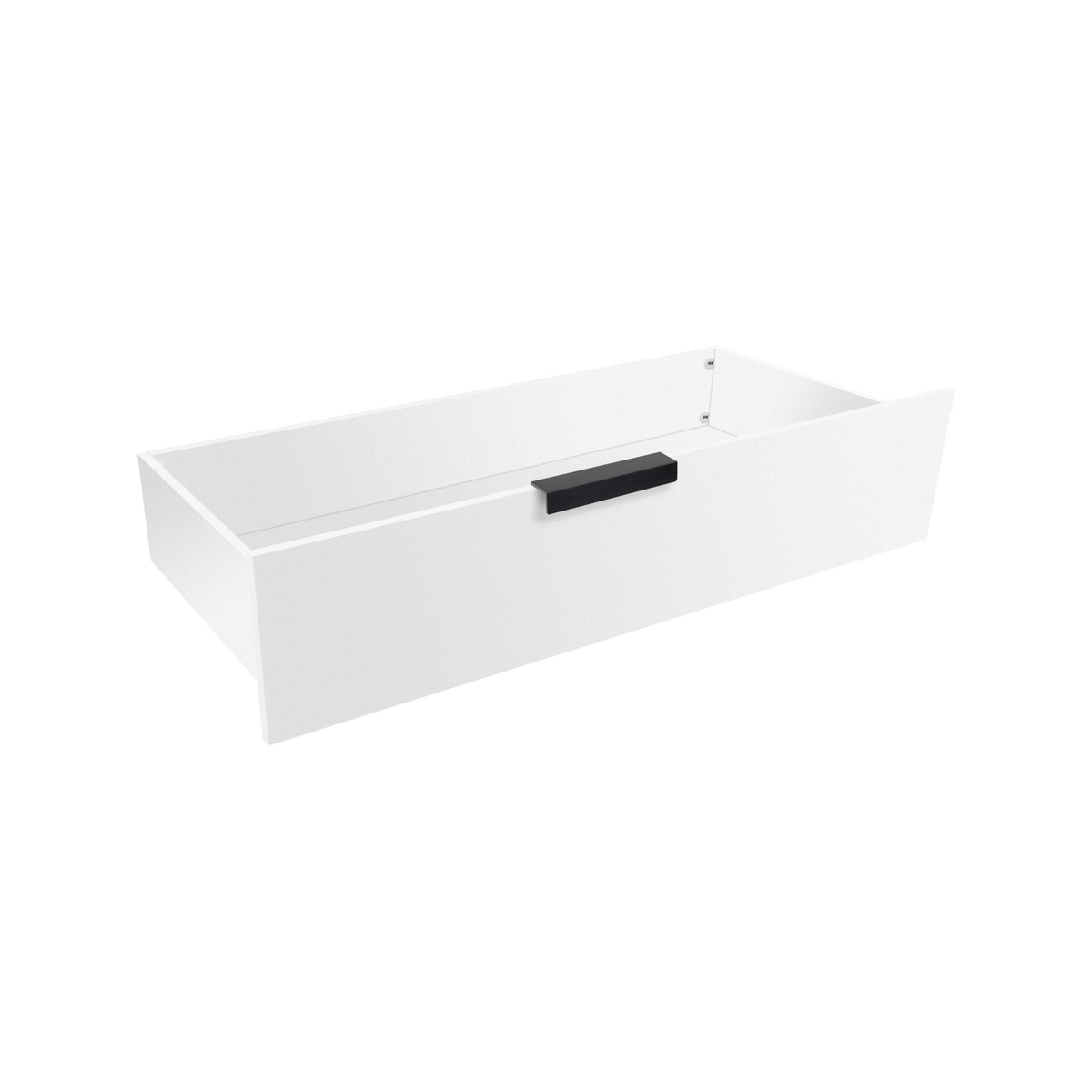 Lugna White External Drawer - To Suit 750 x 380mm Cabinet Shell ...