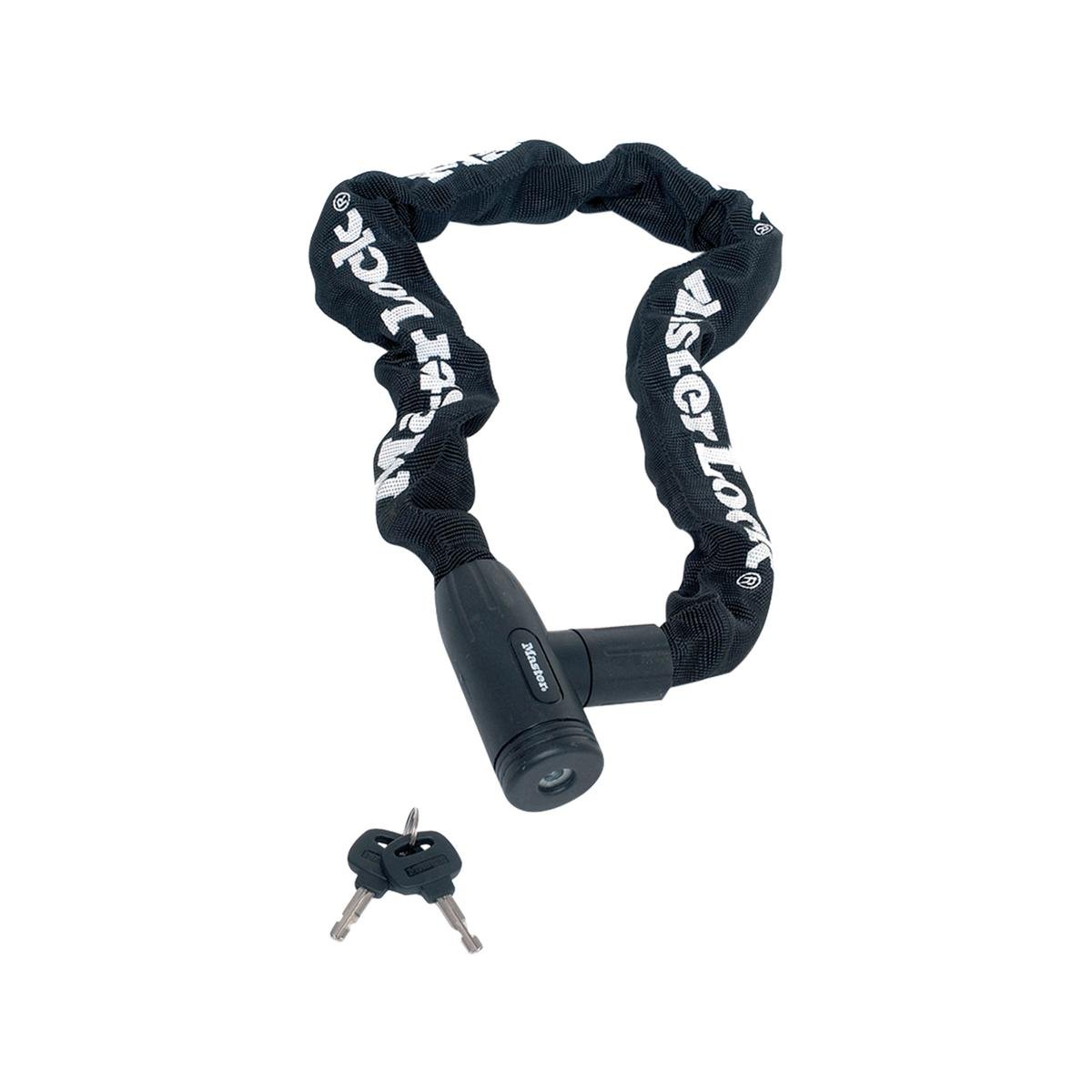 Master Lock 8mm x 0.9m Covered Chain With Integrated Key Lock ...
