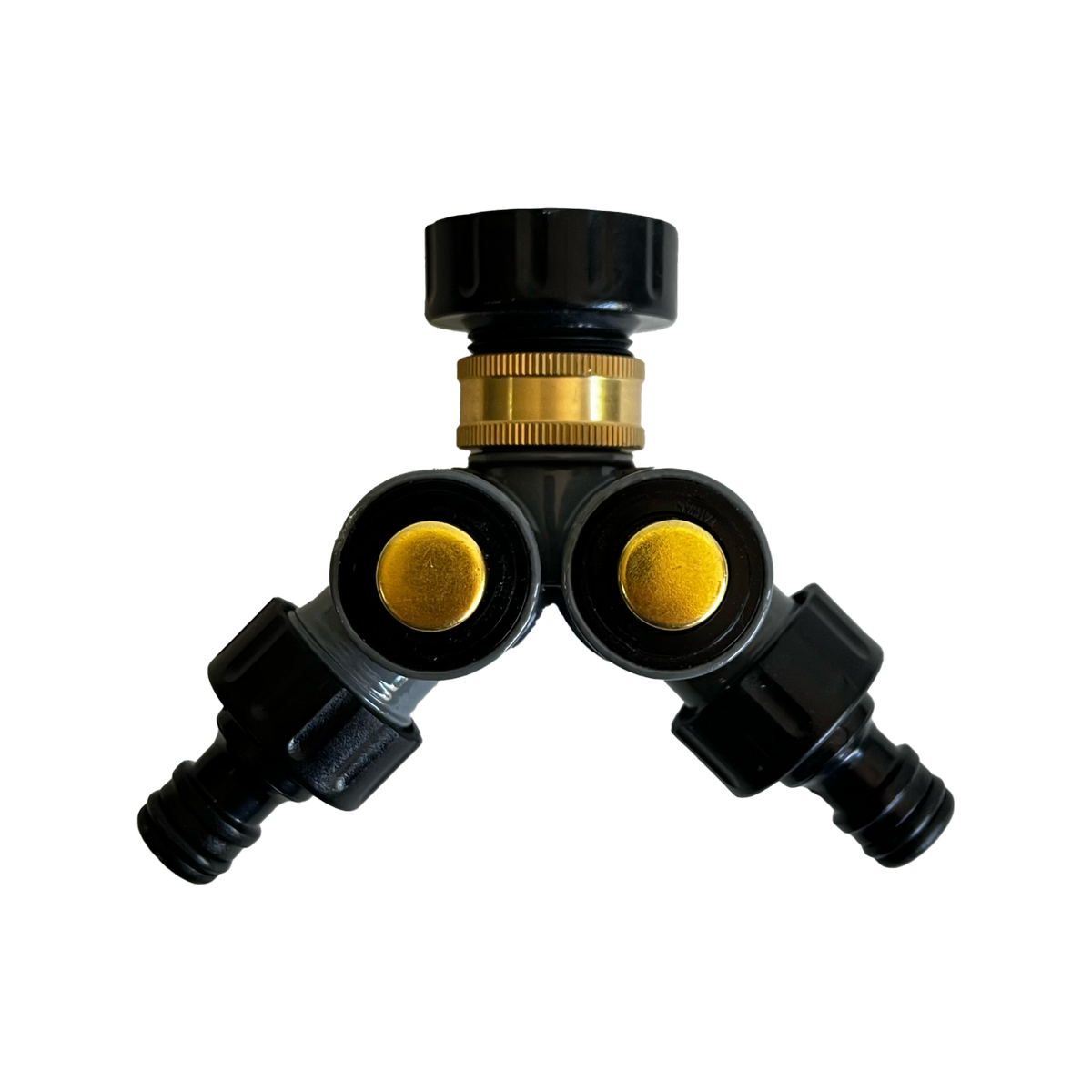 Bluhen 2 Way Outlet Push Button Tap Adaptor - Bunnings Australia