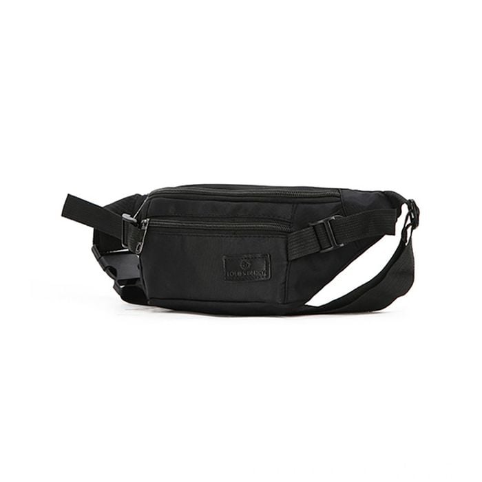 Louis Berry Nylon Bum/Waist Bag 28x10x12cm - Black - Bunnings Australia