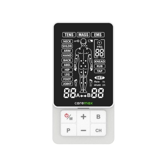 Caremax 2.0 Pro MicroCurrent TENS Machine & EMS 3 In 1 Combo TVNS CES ...