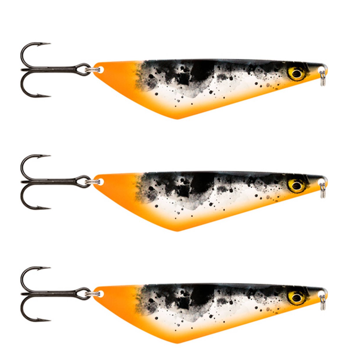3x Rapala 8.5cm Harmaja Metal Spoon Fishing Lures - Halloween ...