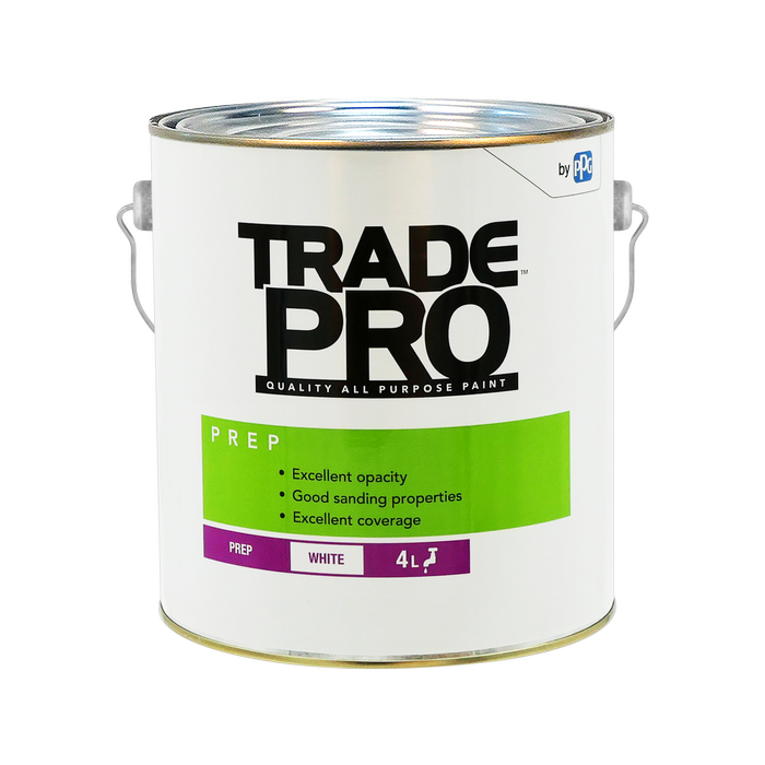 Trade Pro 4L White Flat Interior Prep - 4L - Bunnings Australia