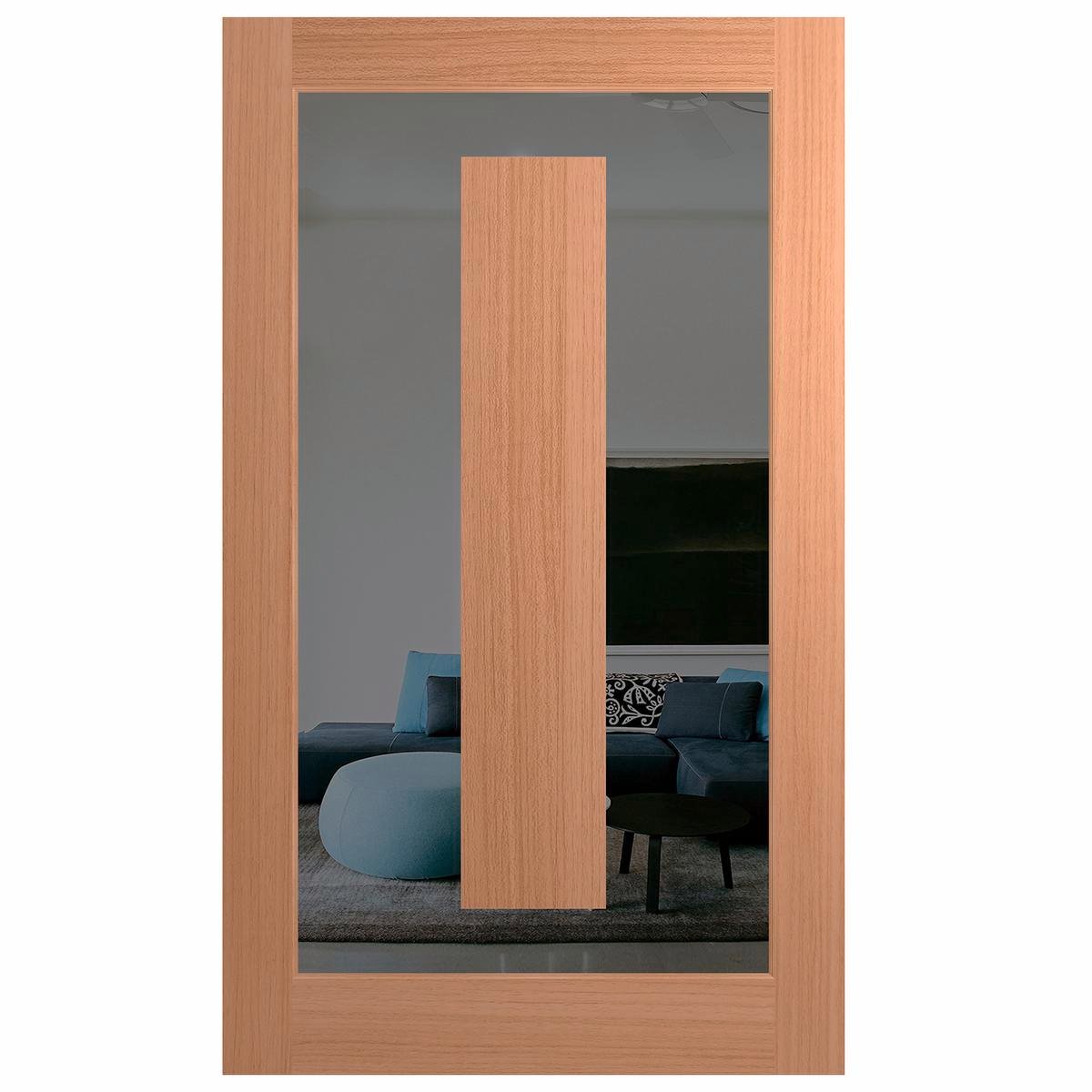 Hume 2040 x 1200 x 4mm Illusion SPM External Door XIL21 - Grey - Bunnings Australia