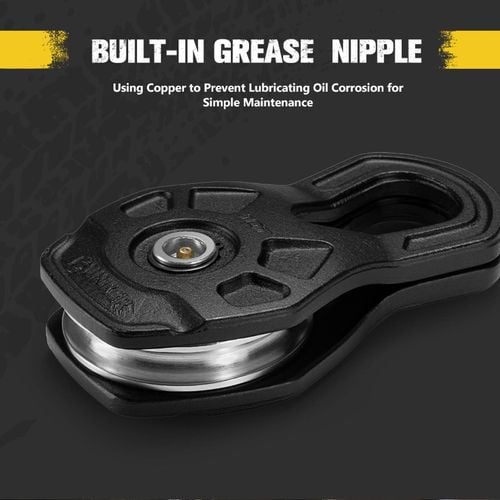 Bunker Indust 10 Ton Recovery Snatch Block Heavy Duty Rated Pulley ...