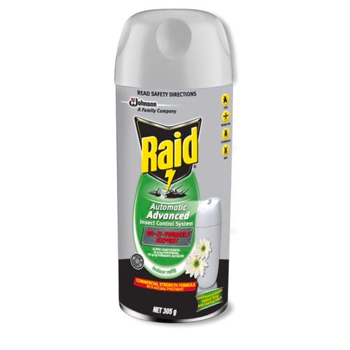 Raid 305g Automatic Advanced Insect Pest Control System Indoor Refill ...