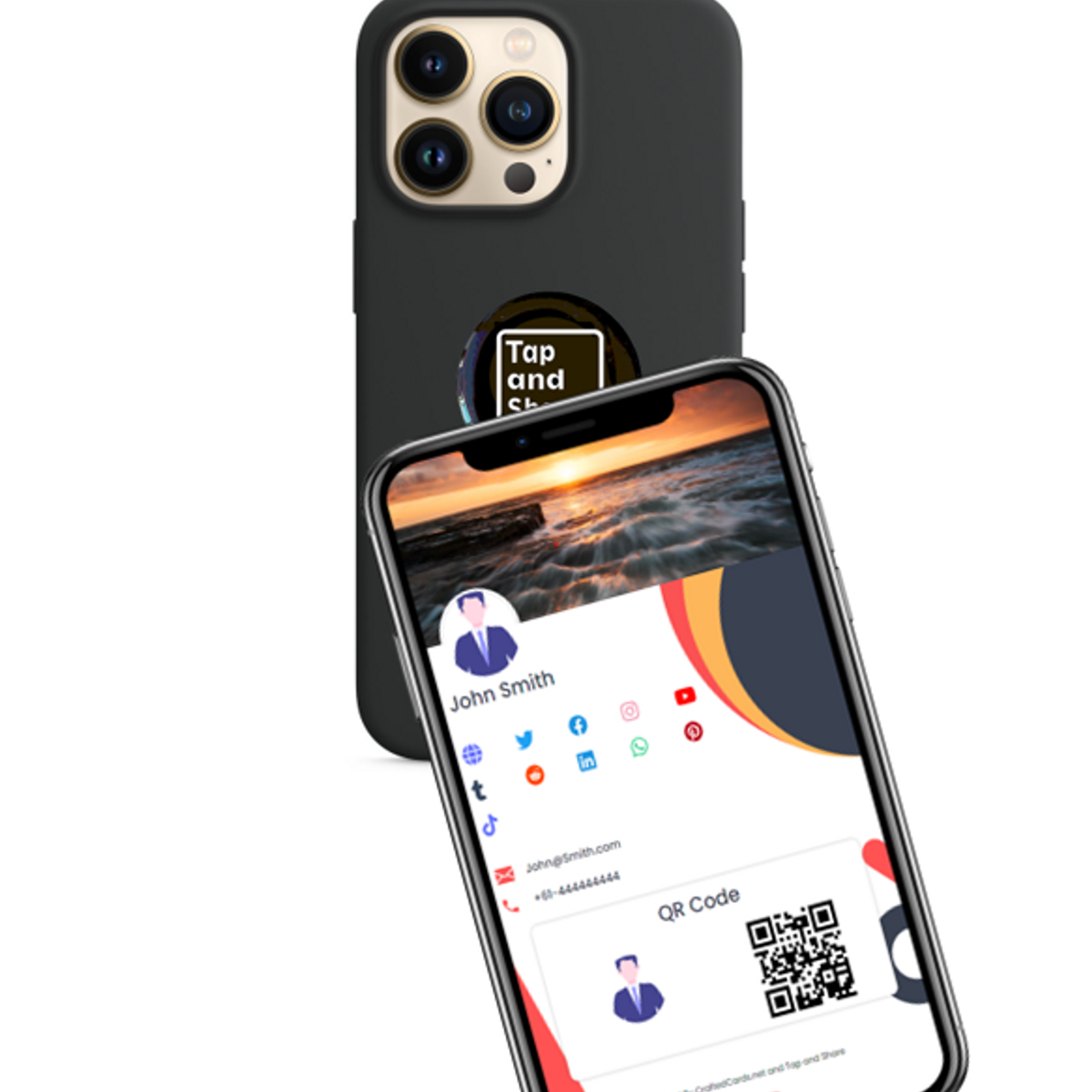 Tap and Share Smart NFC Button - Contactless Business Information ...