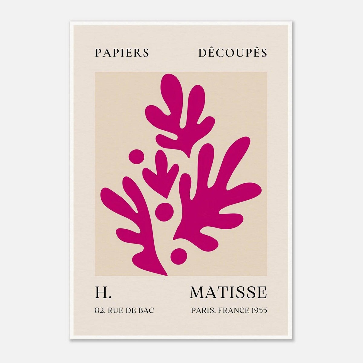 Galrie Henri Matisse Pink Foliage II Art Print 1955 Exquisite Art for ...