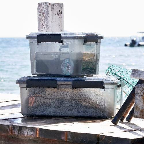 Ezy Storage 32L Waterproof IP67 Grey Storage Container - Bunnings Australia