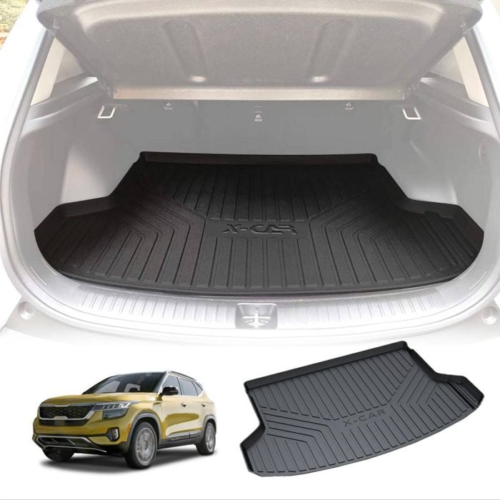 Boot Liner Fits Kia Seltos 2019 2024 Heavy Duty Cargo Trunk Mat Luggage Tray Bunnings Australia