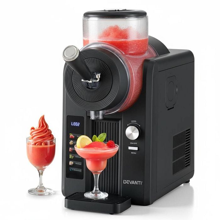 Devanti 2L Slushie Machine Ice Cream Maker Frozen Slushy Smoothies ...