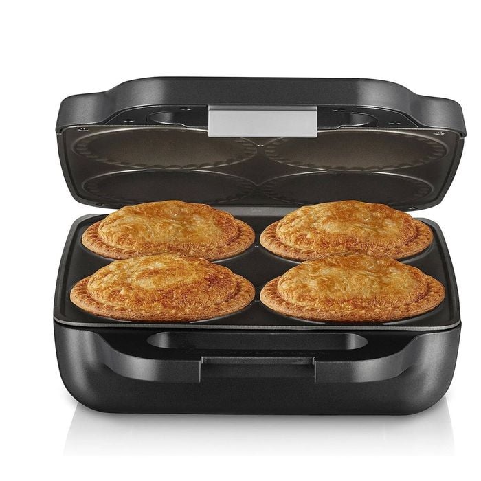 Electric Pie Maker with Deep-Fill Plates for 4 Traditional-Sized Pies ...