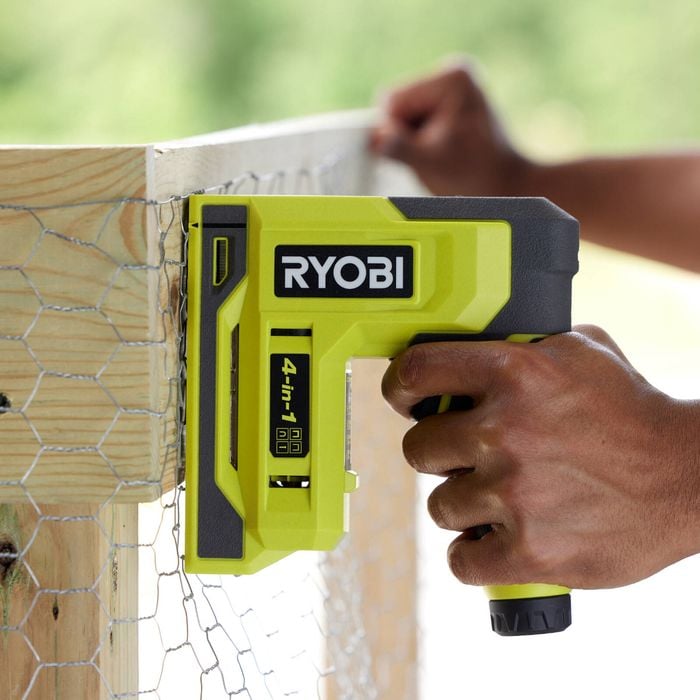 Ryobi USB Lithium 4-In-1 Stapler Kit - Bunnings Australia