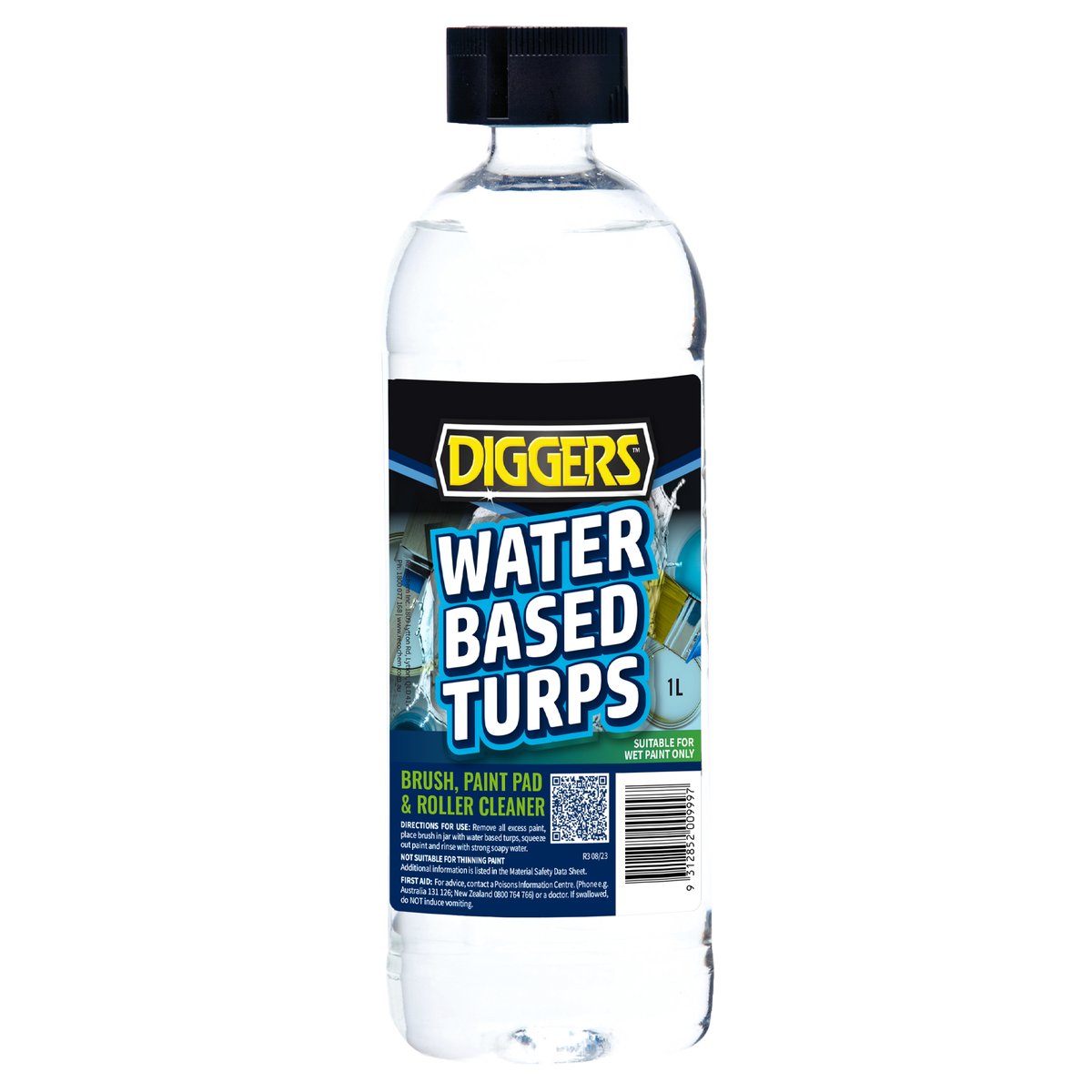 DIGGERS 1L Water Based Turpentine - Bunnings New Zealand