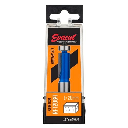 Evacut 20mm Router Bit Flush Trim With 12.7mm Shaft - Bunnings New Zealand