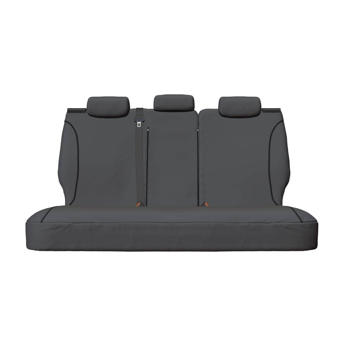 Sperling Tradies Canvas Rear Grey Seat Covers - Landcruiser Dual Cab ...