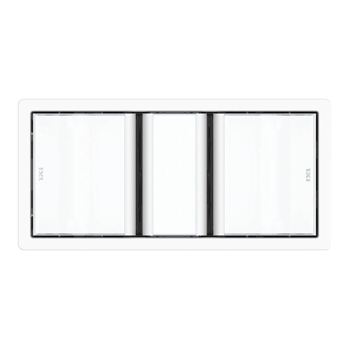 IXL White Tastic Luminate Essential Dual 3 In 1 Bathroom Heater Exhaust ...