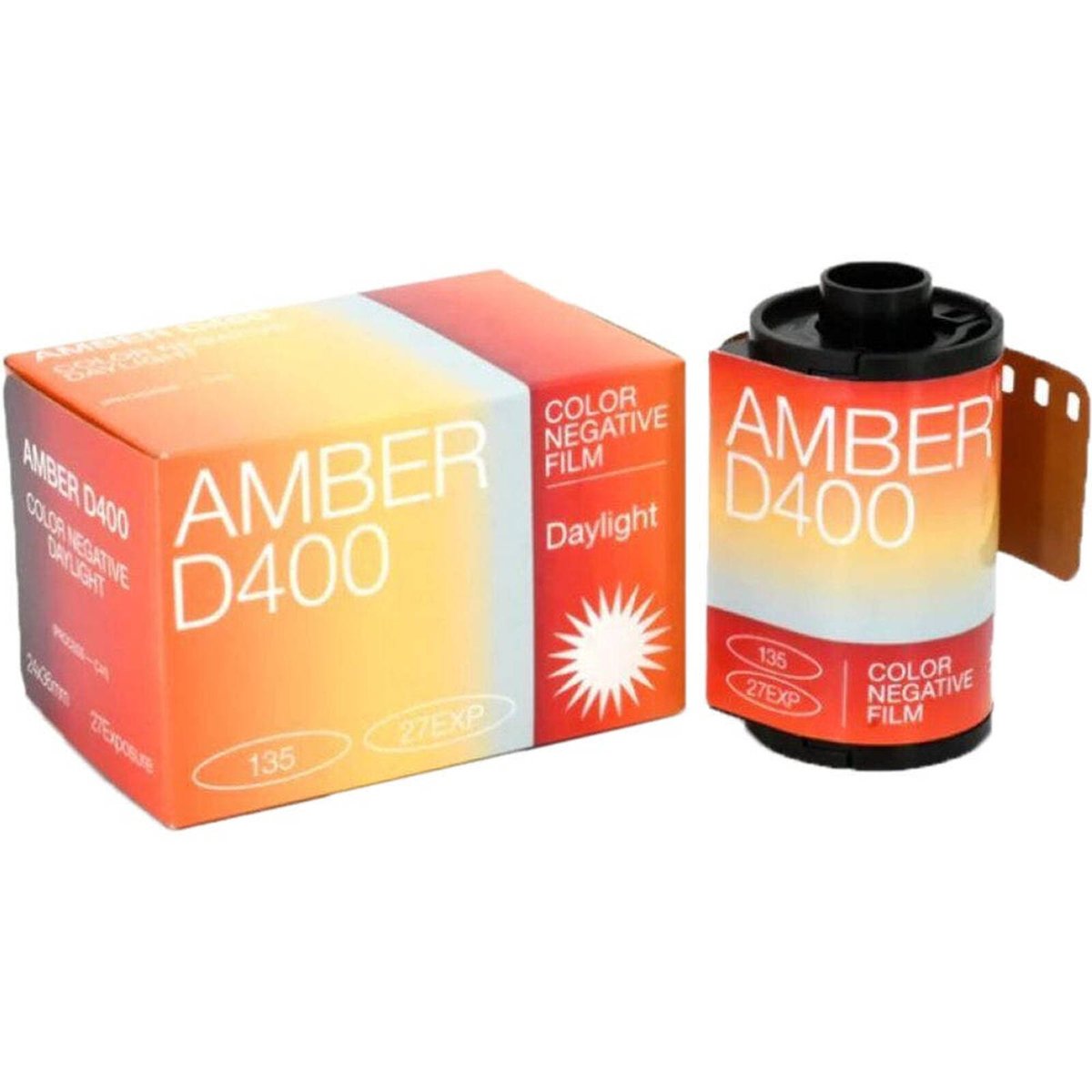 Amber D400 400 ISO Colour Negative Movie Film (35mm Film, 27 Exposures ...
