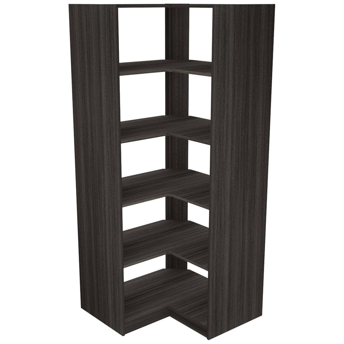 Lugna 1850 x 800 x 450mm Storm 4 Corner Shelves Robe Insert - Bunnings ...