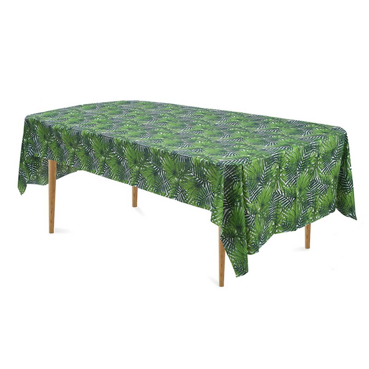 Splendid Living Green Leaf Rectangle Table Desk Cloth Tablecloth Cover ...