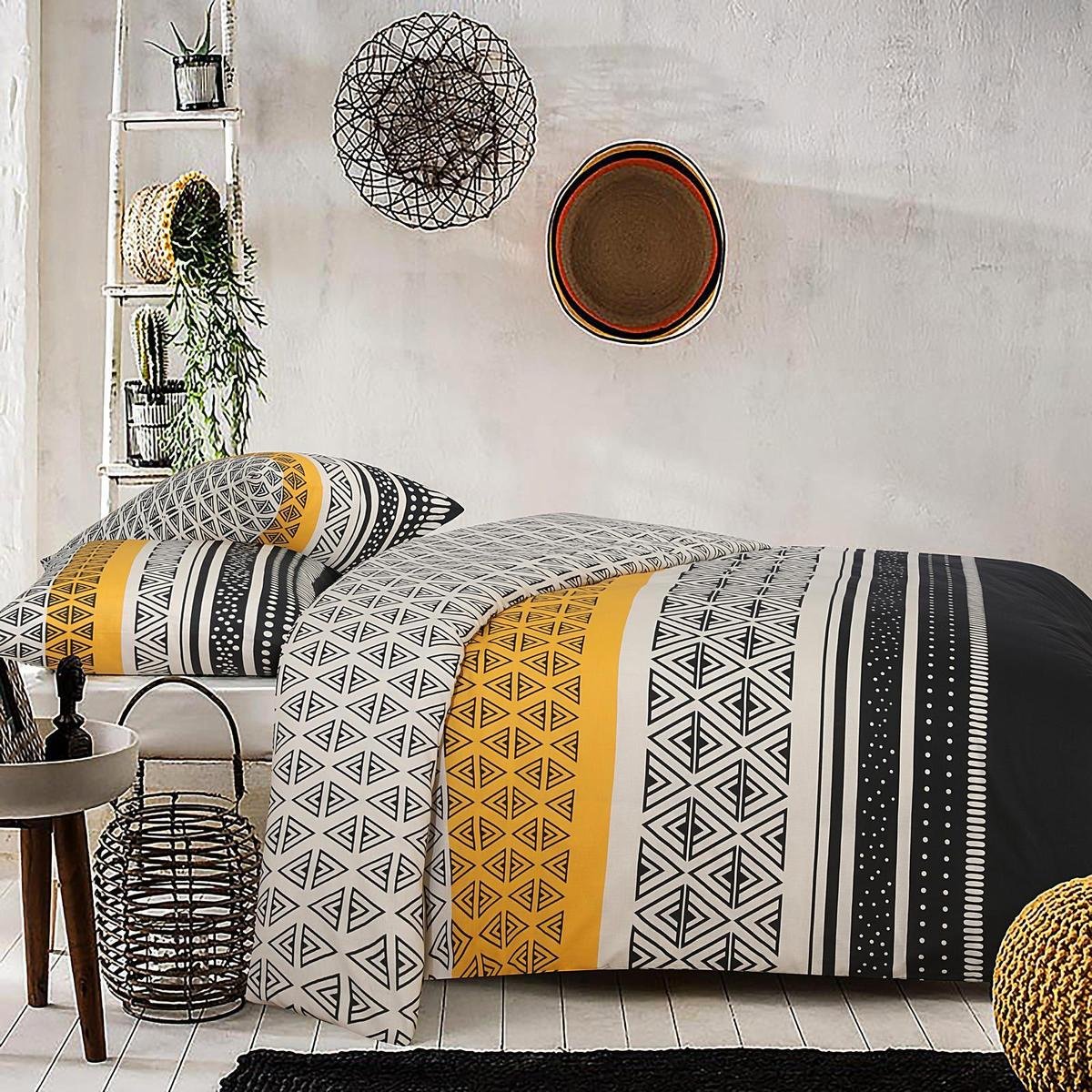 Amsons Pure Cotton Double Quilt Cover Set - Jasper - Bunnings Australia