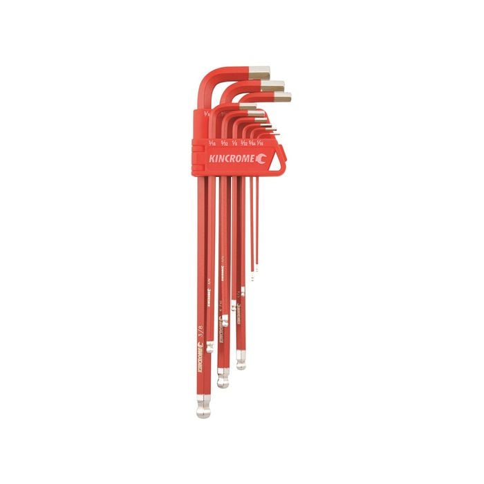 Kincrome 9 Piece Imperial Ball Point Hex Key Set Bunnings Australia