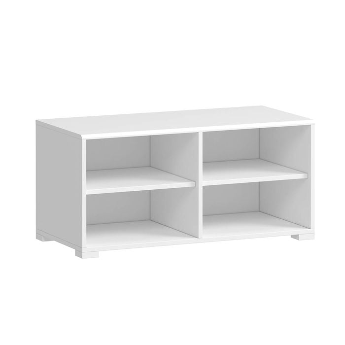 Practa Lowline TV Entertainment Unit Bundle - 4 Drawers - White ...