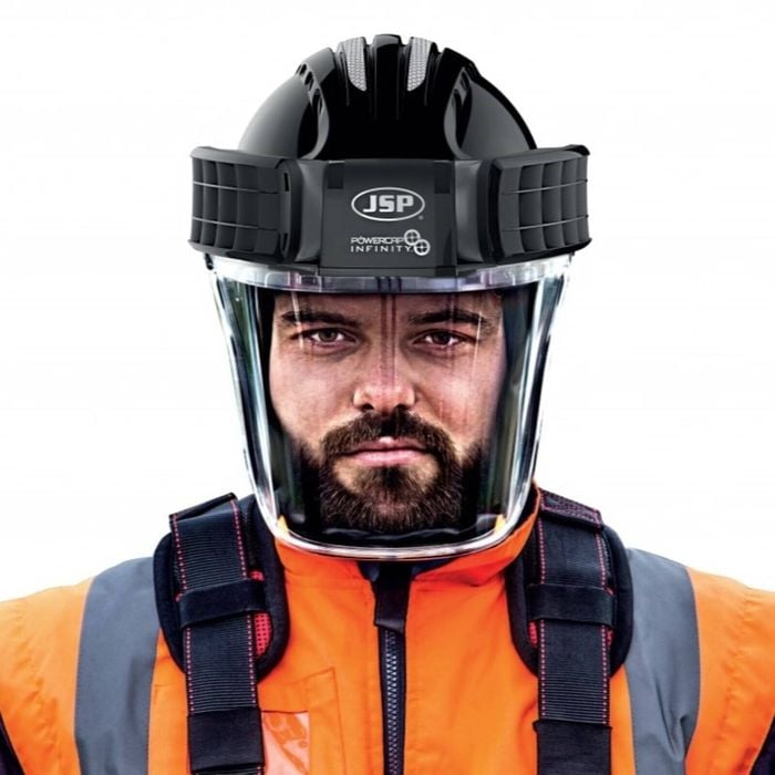 JSP Powercap Infinity Black PAPR Respirator - Bunnings New Zealand