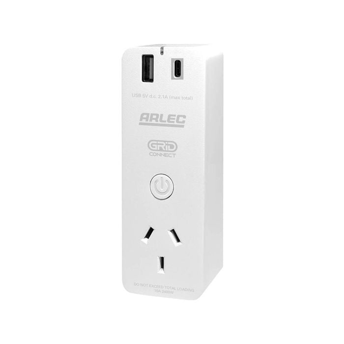 Arlec Grid Connect Smart Plug in Socket with USB - Bunnings Australia