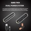 SWISS+TECH 1000lm Dual Power Rechargeable Flashlight - Bunnings Australia