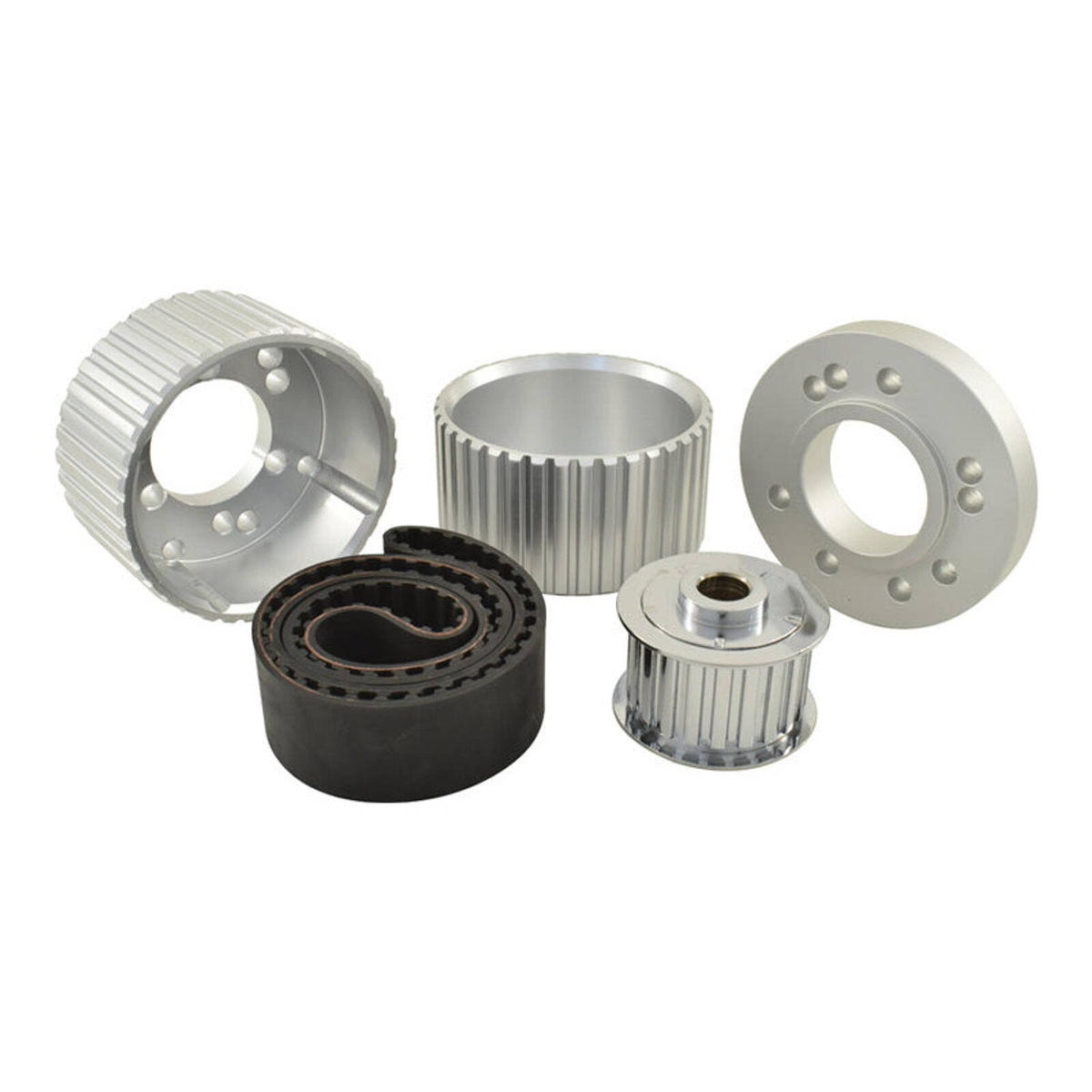 BB Chrysler 383 400 440 Gilmer Drive Kit Silver Billet Aluminium w/Belt ...