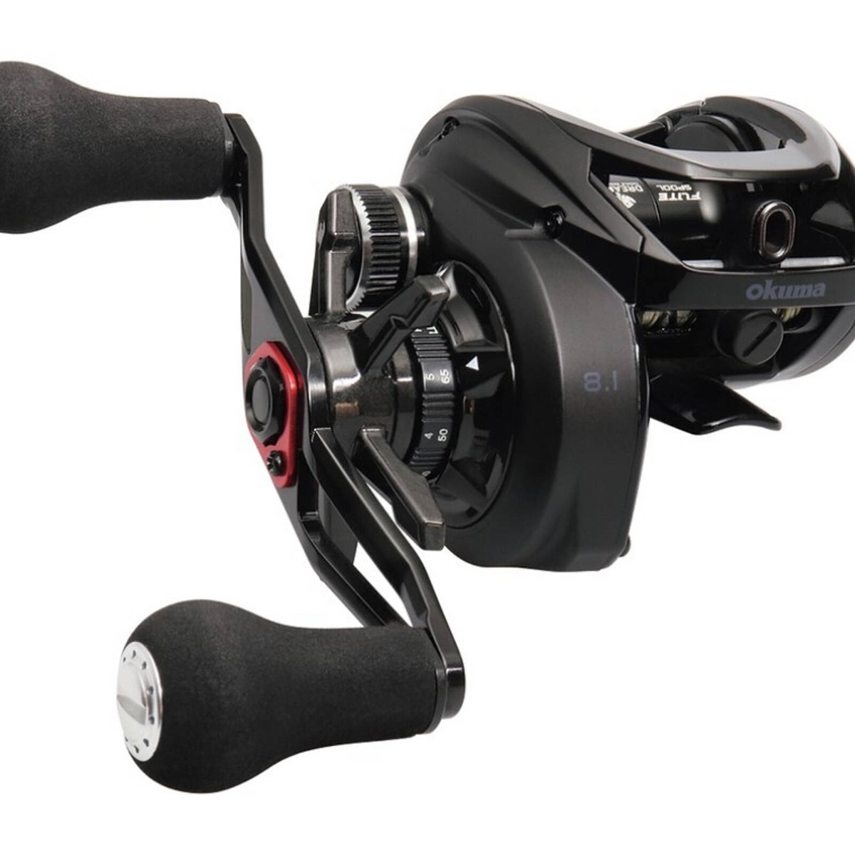 Okuma Hakai High Speed Low Profile Baitcaster Reel with 7 Bearings ...