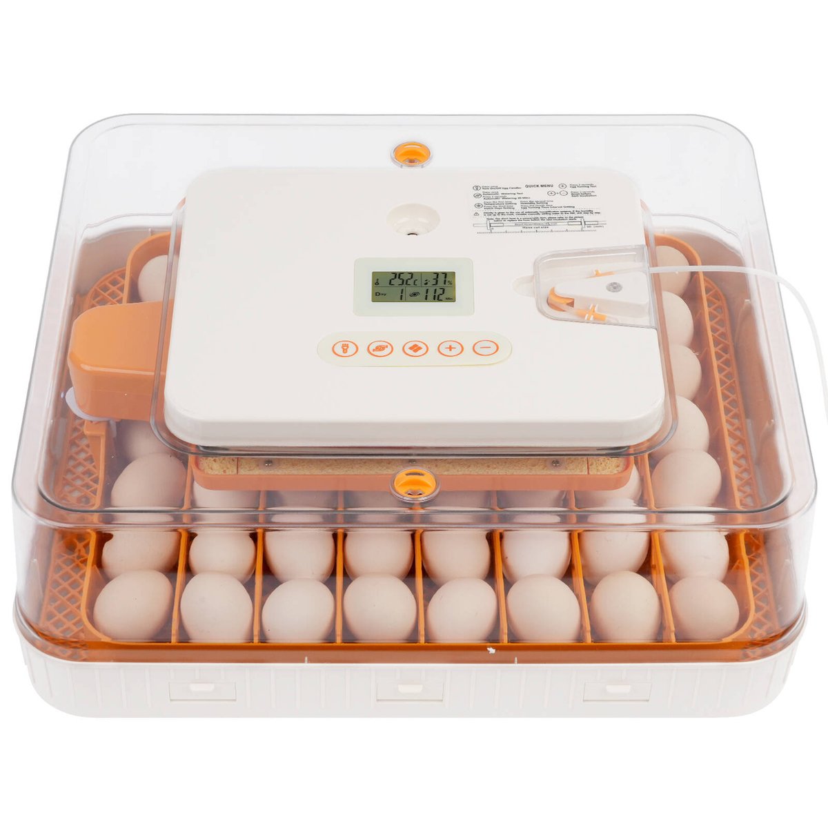 Advwin 56 Egg Incubator Automatic Egg Turner Egg Candler - Bunnings ...